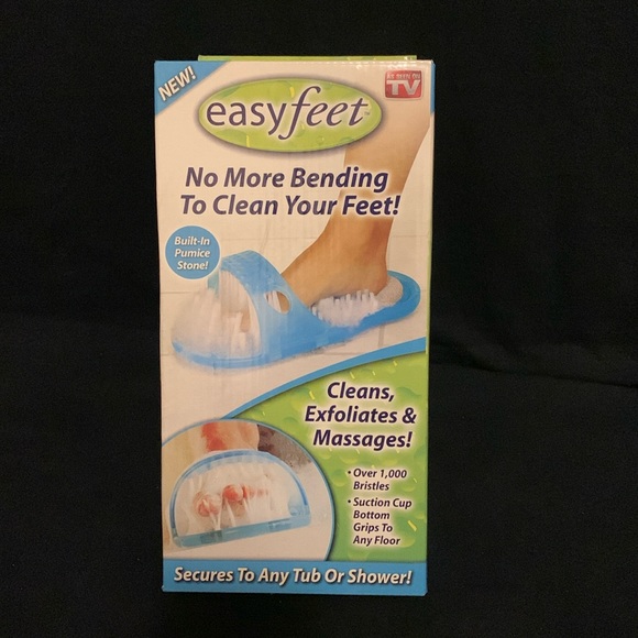 As Seen On TV | Bath | Easy Feet Foot Scrubber Nwt | Poshmark
